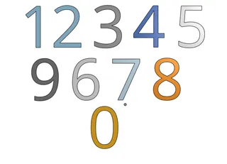 Basic Numbers by Debbie Mattingly | Download free STL model ...