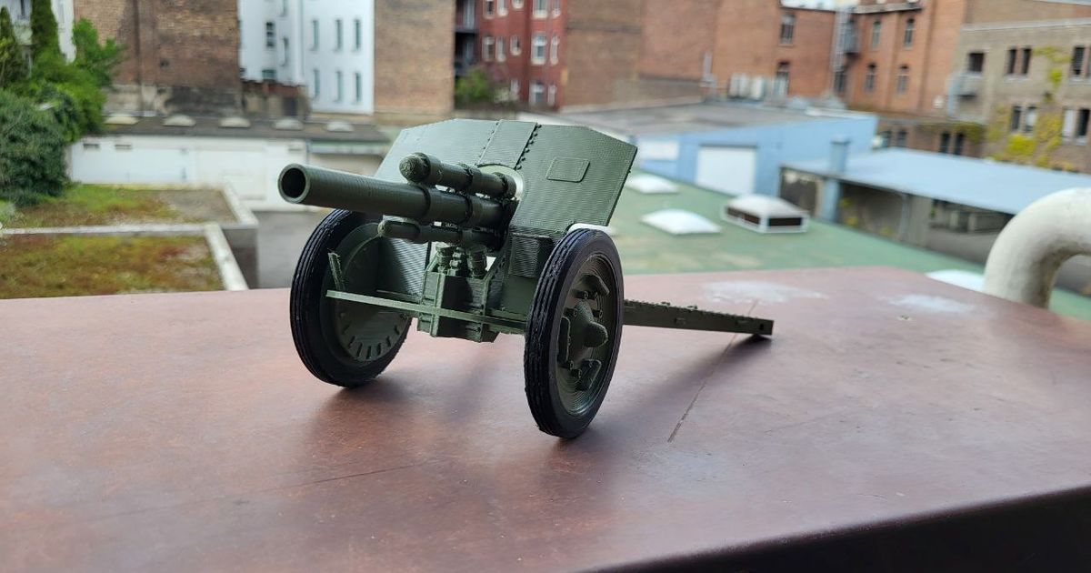 M 30 SOVIET TOWED HOWITZER 1 16 SCALE FOR WPL RC TRUCKS by ASKA Modelle ...