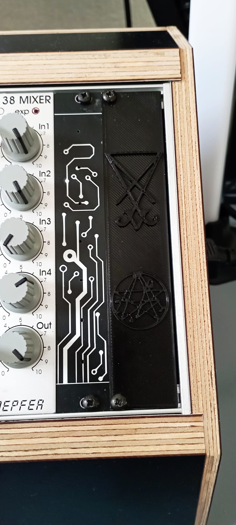 Eurorack Occult Blank Panel 26mm by VLOKIE | Download free STL model | Printables.com