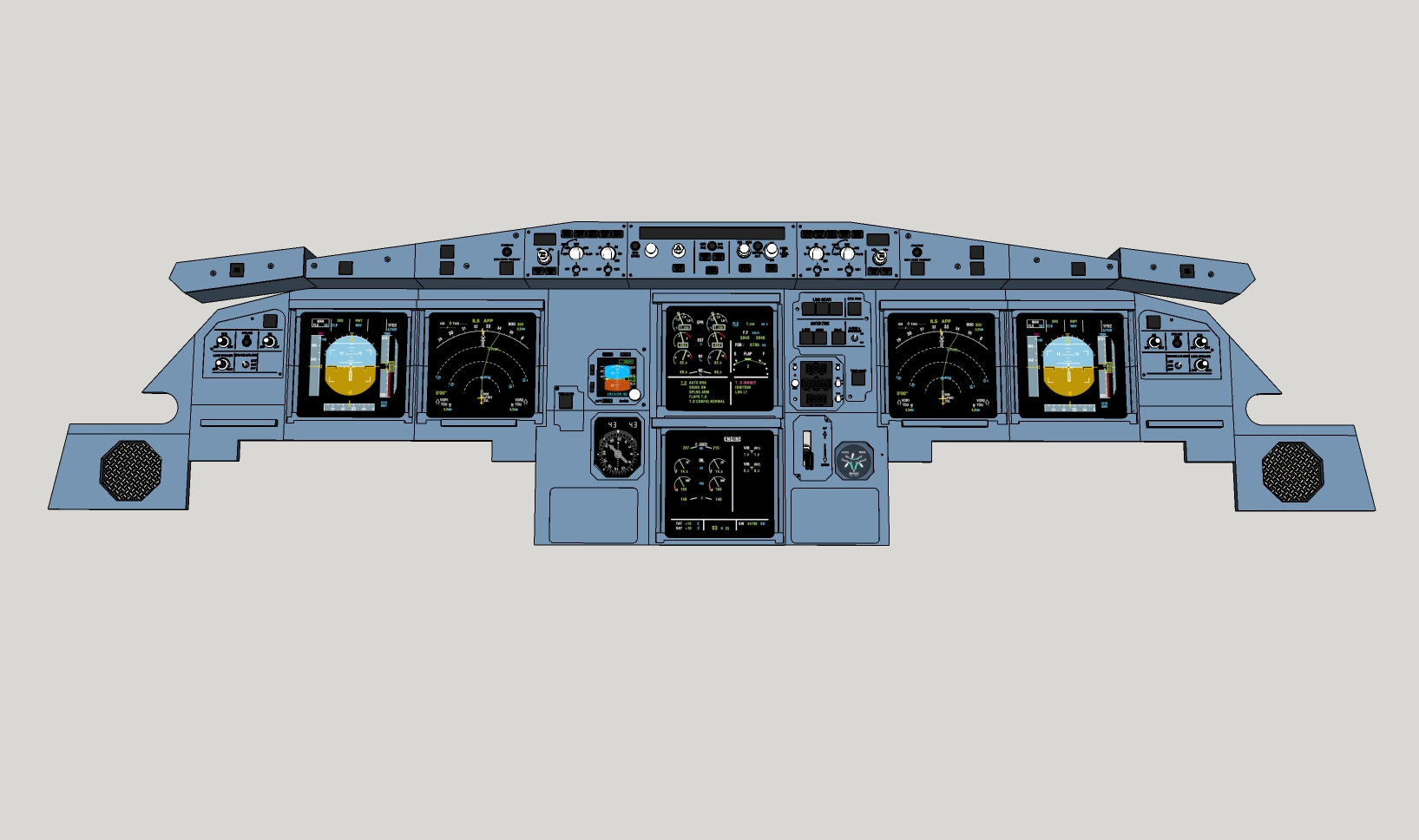 A320 / A330 ATC MSG panel by RANPETEL | Download free STL model ...