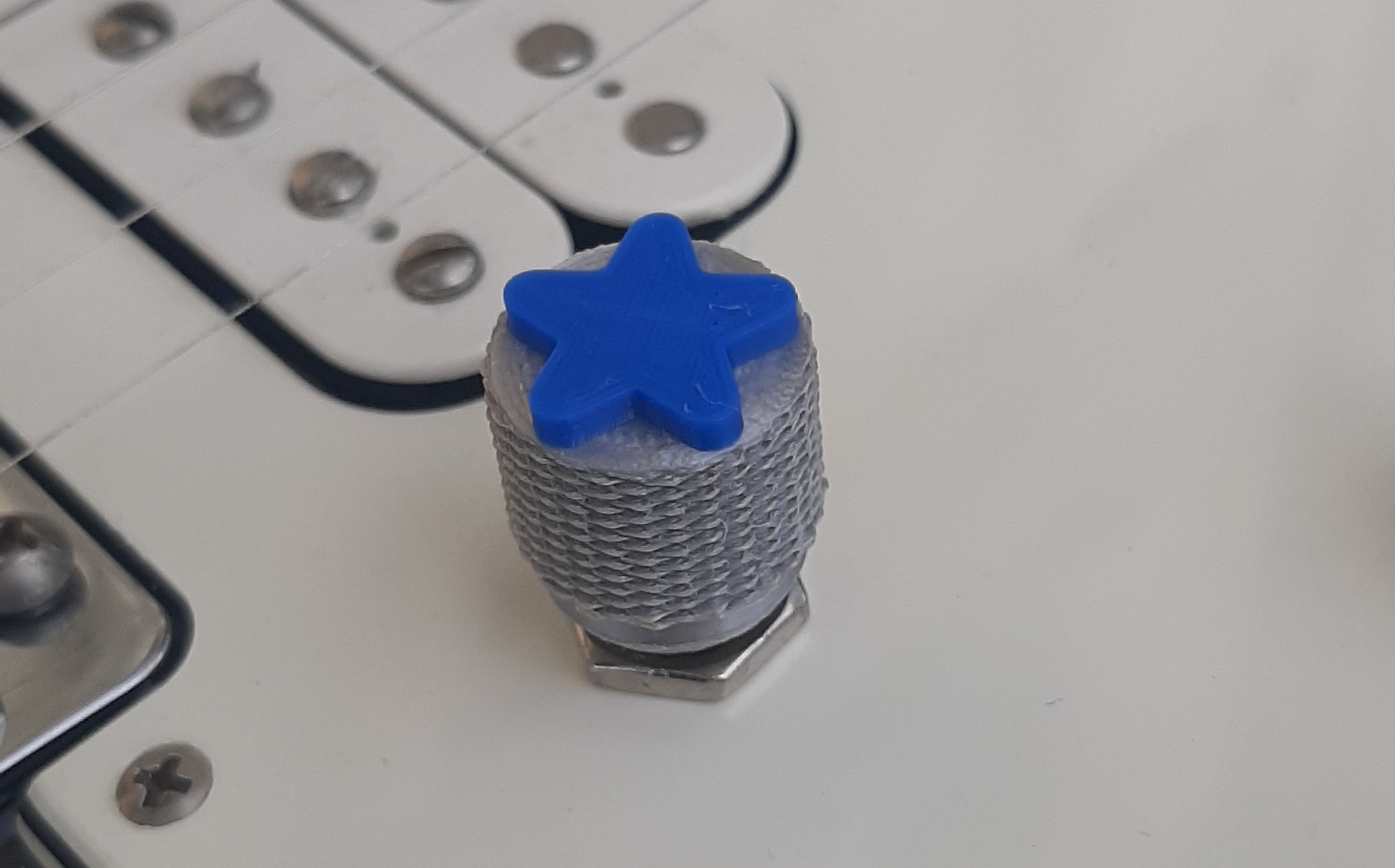 Star knurled potentiometer knob, 6mm ID, printer knob by PanzerDesign ...