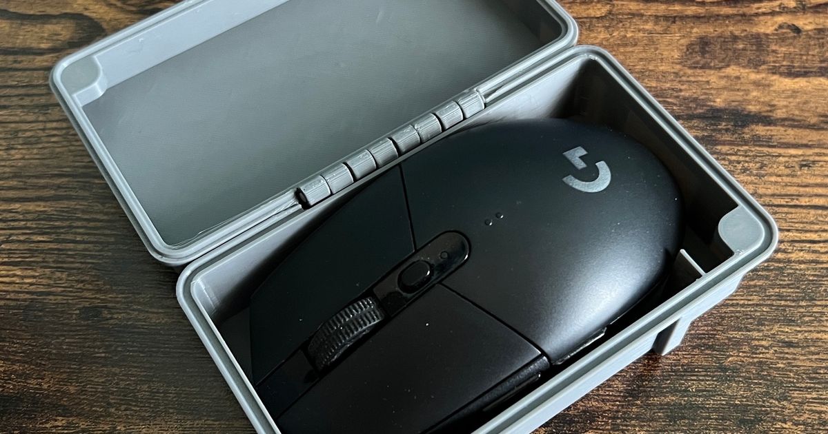 Logitech G305 mouse magnetic box by root Dsigns | Download free STL ...