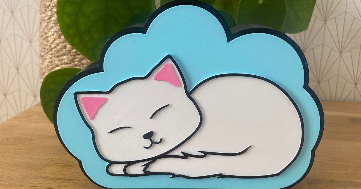 Box cat by Arthena_3D | Printables Store