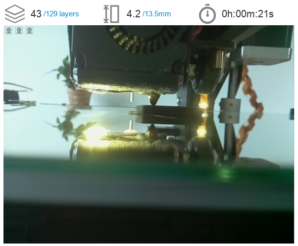 Pi Cam Case and Mount at Right of Ender3 X-Gantry by planetar ...