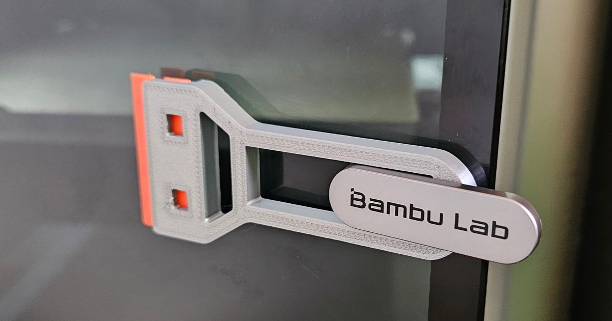 Plastic Blade Bambu Scraper by M Reynolds | Download free STL model ...