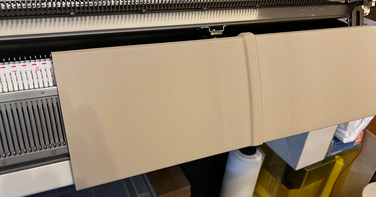 Brother KR830/KR850 ribber cover by pandel | Download free STL model ...