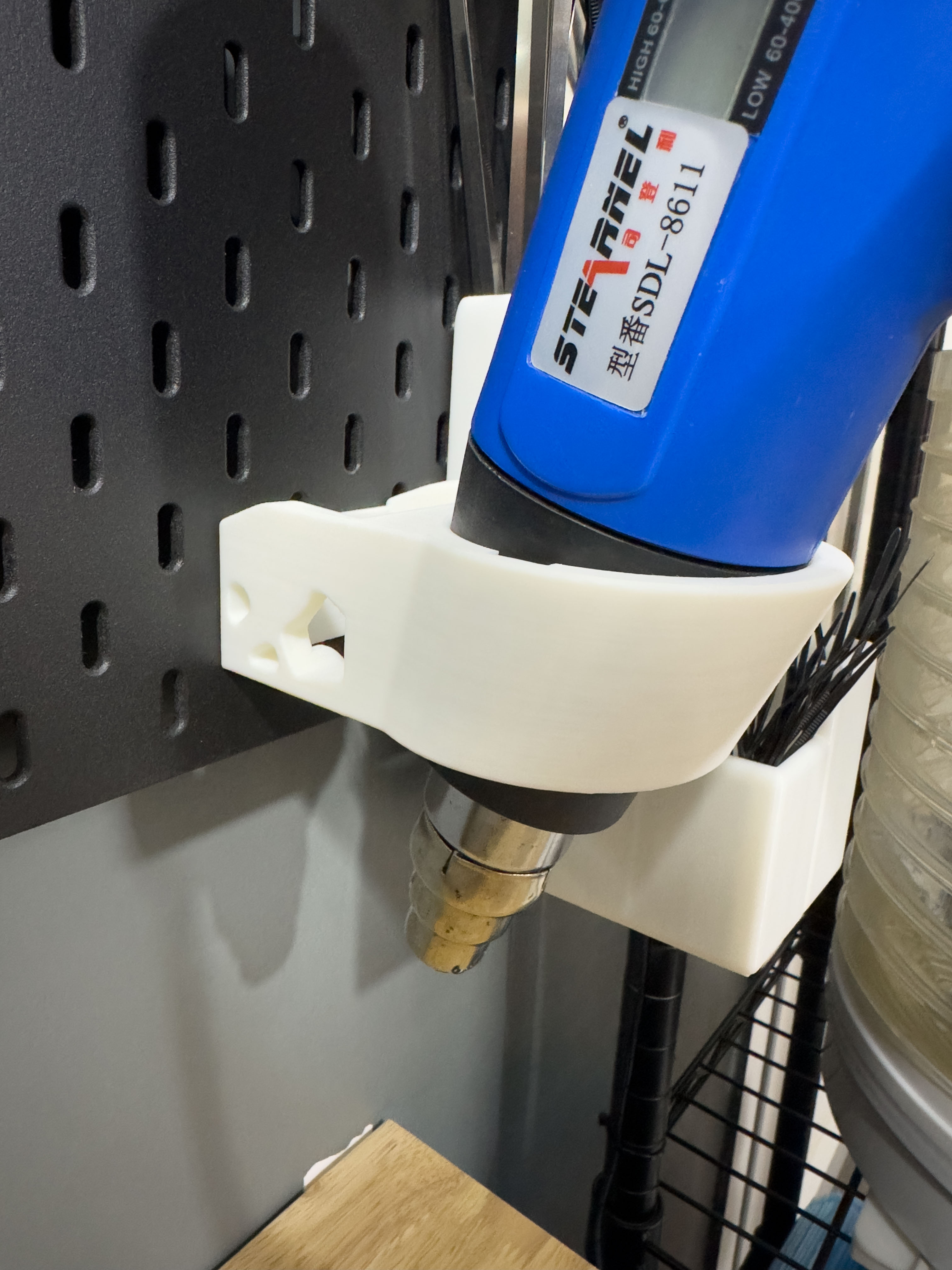 IKEA SKADIS Heat Gun Holder by UoAoE3D | Download free STL model ...