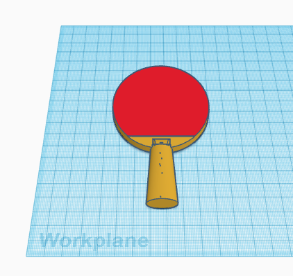 Table tennis bat by Dxmisfn | Download free STL model | Printables.com