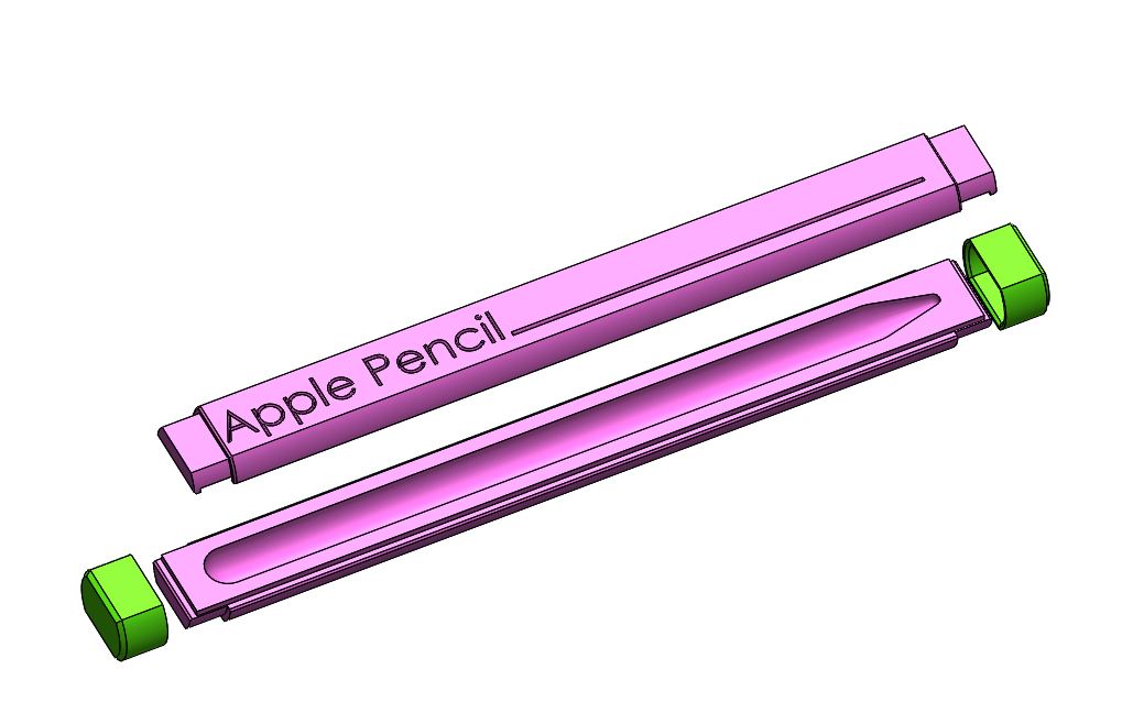 1# jen apple pencil box by ReuvenS | Download free STL model ...