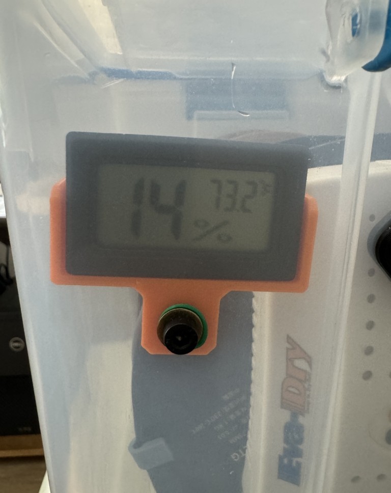 Humidity/Temperature Gauge Holder by eli | Download free STL model ...