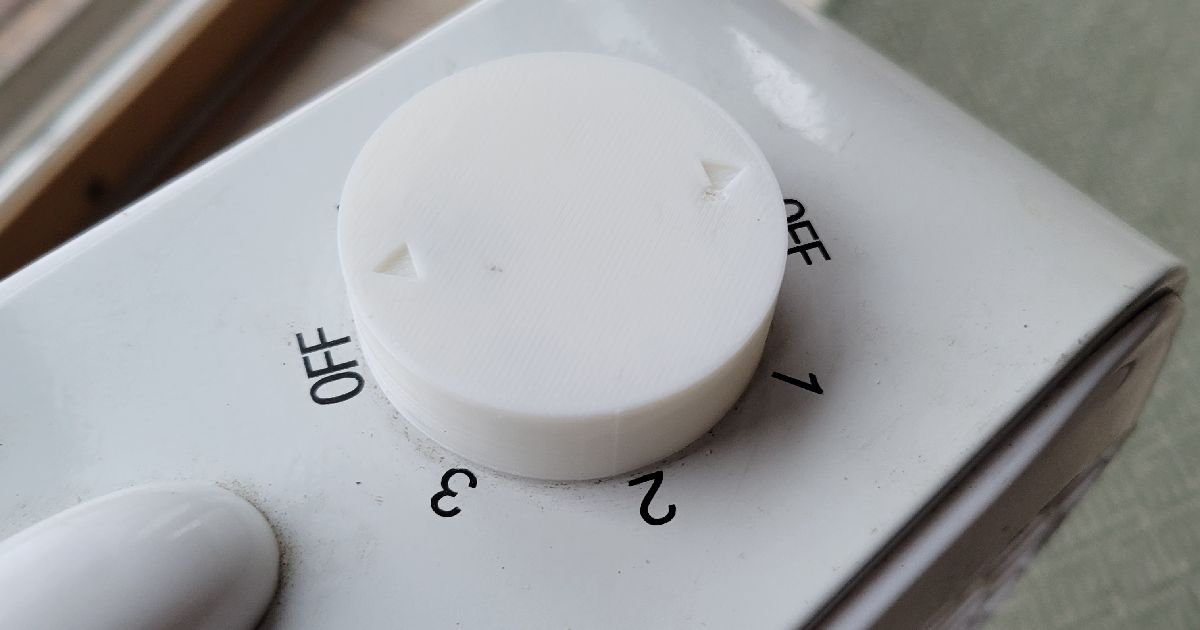 Hawaiian Breeze Box Fan Knob [NO SUPPORTS!] by Reed G | Download free ...