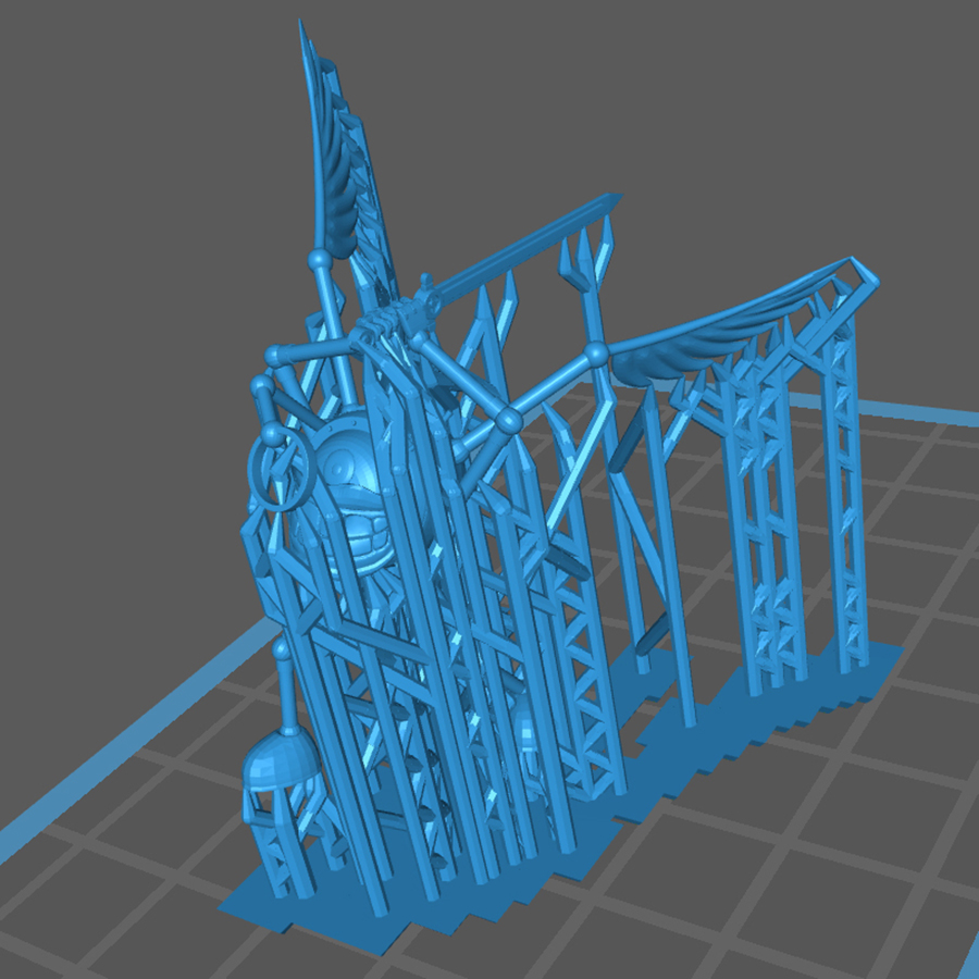 Modron - Monodrone - Geometric Warrior by np-dev | Download free STL ...
