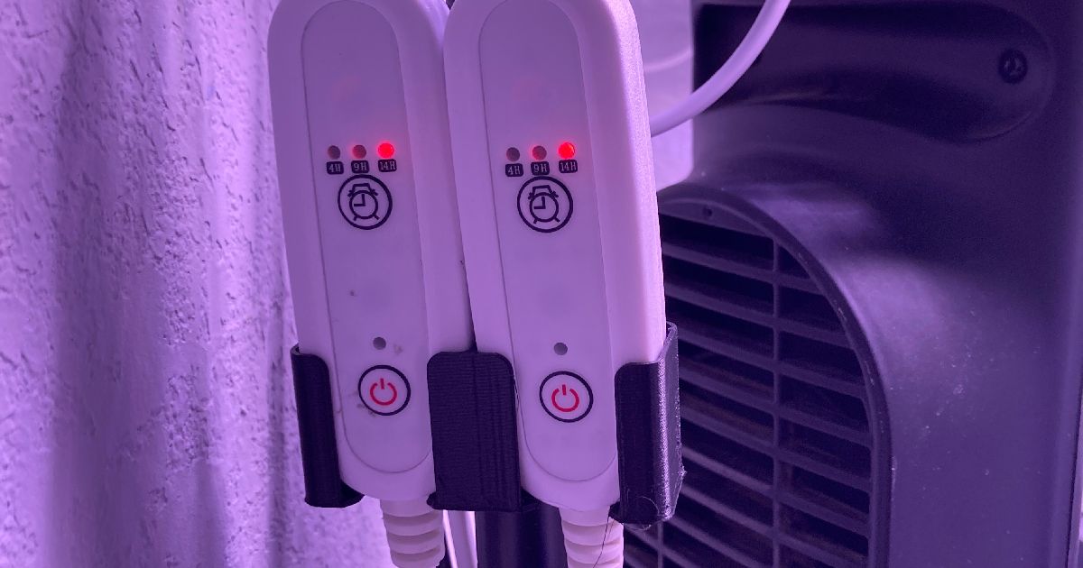 Barina T5 Grow Light Controller Mount by RyukyuD | Download free STL ...