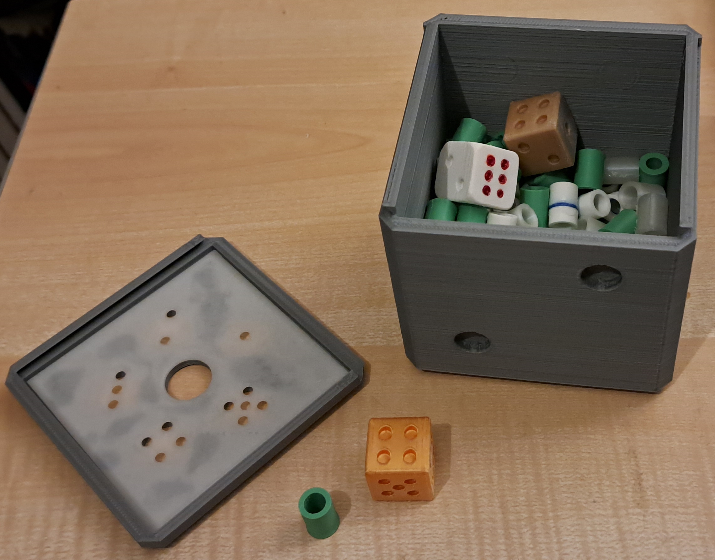 6 wins or super 6 dicegame with box, sticks and dice by FrankyD80 ...