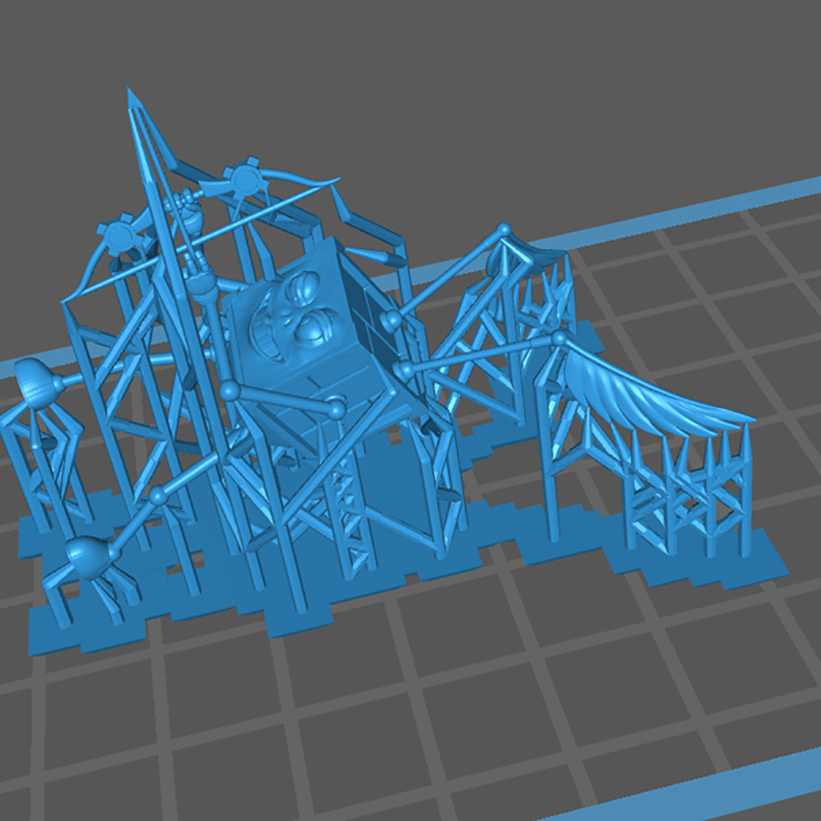 Modron - Quadrone - Geometric Warrior by np-dev | Download free STL ...