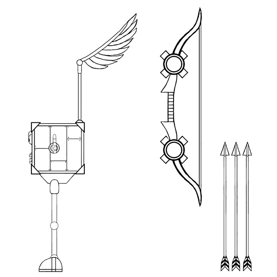 Modron - Quadrone - Geometric Warrior by np-dev | Download free STL ...
