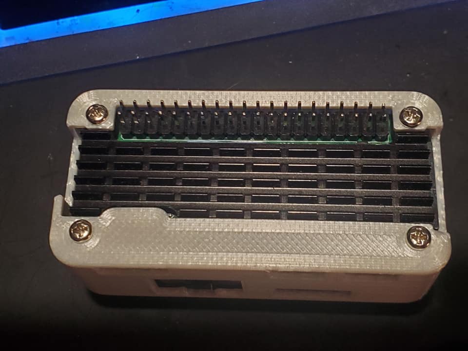 Pi Zero 2W Waveshare Ethernet / USB HUB HAT (B) case with heatsink ...