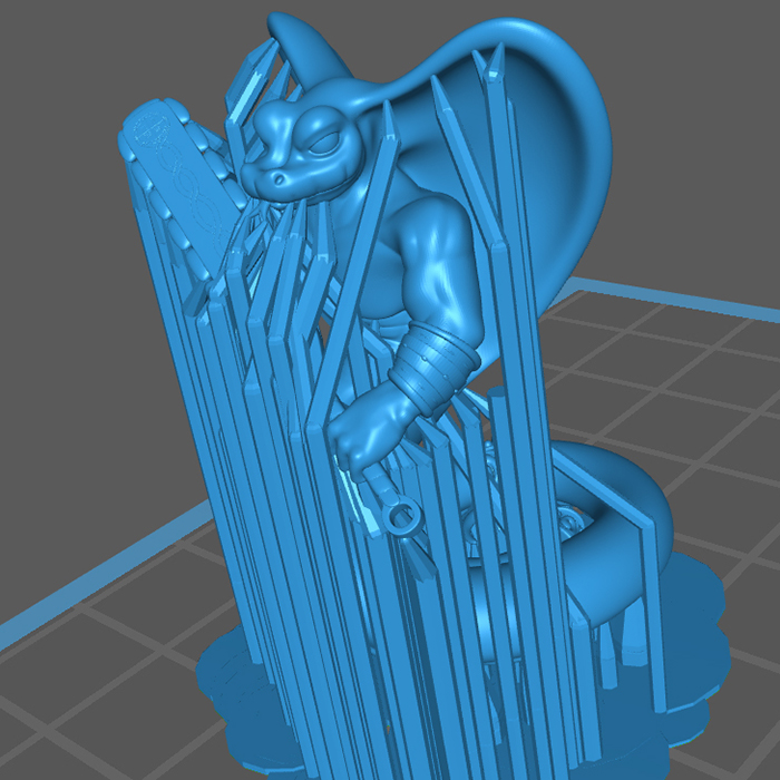 Yuan-Ti / Snake-man Warrior, Pose 1 by np-dev | Download free STL model ...