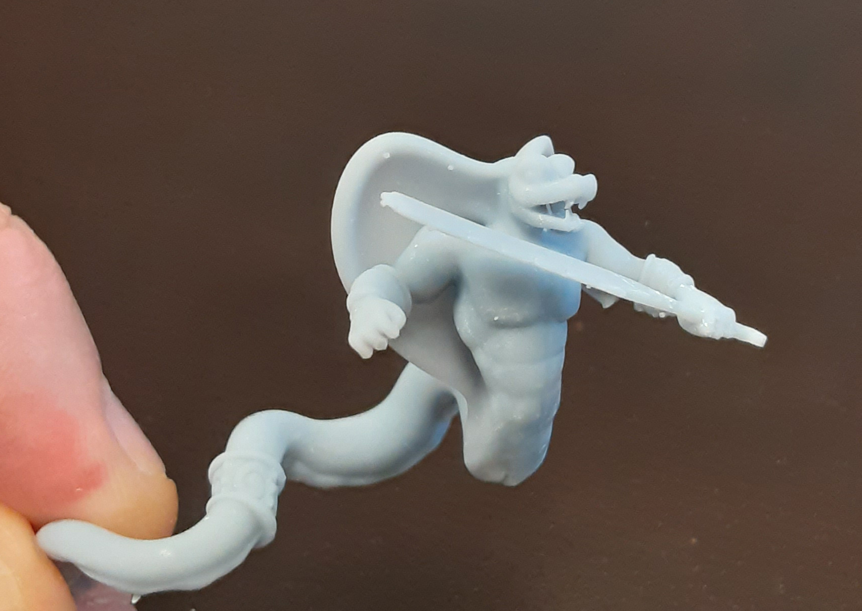 Yuan-Ti / Snake-man Warrior, Pose 2 by np-dev | Download free STL model ...