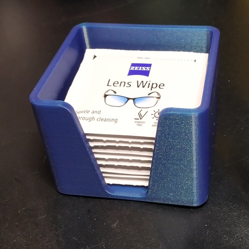 Lens wipe dispenser by Printing Programmer | Download free STL model ...