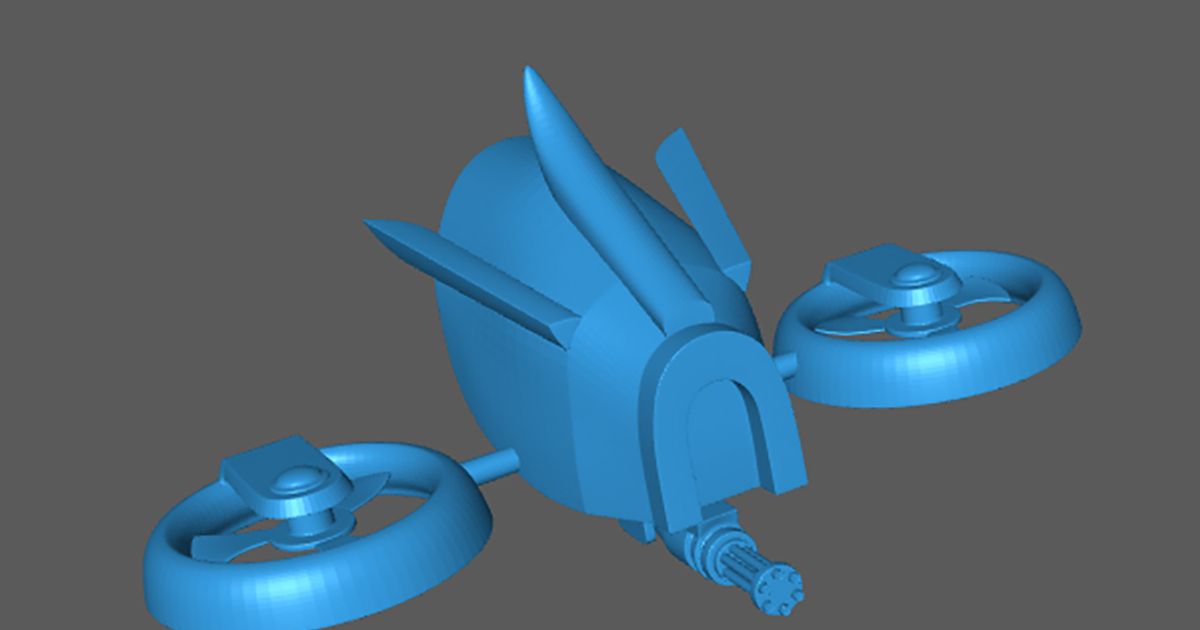 Smooth Security Drone by np-dev | Download free STL model | Printables.com
