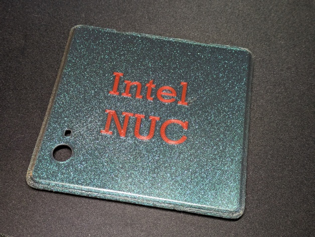 Intel Nuc 5th Generation Topcover by Keks95 | Download free STL model ...