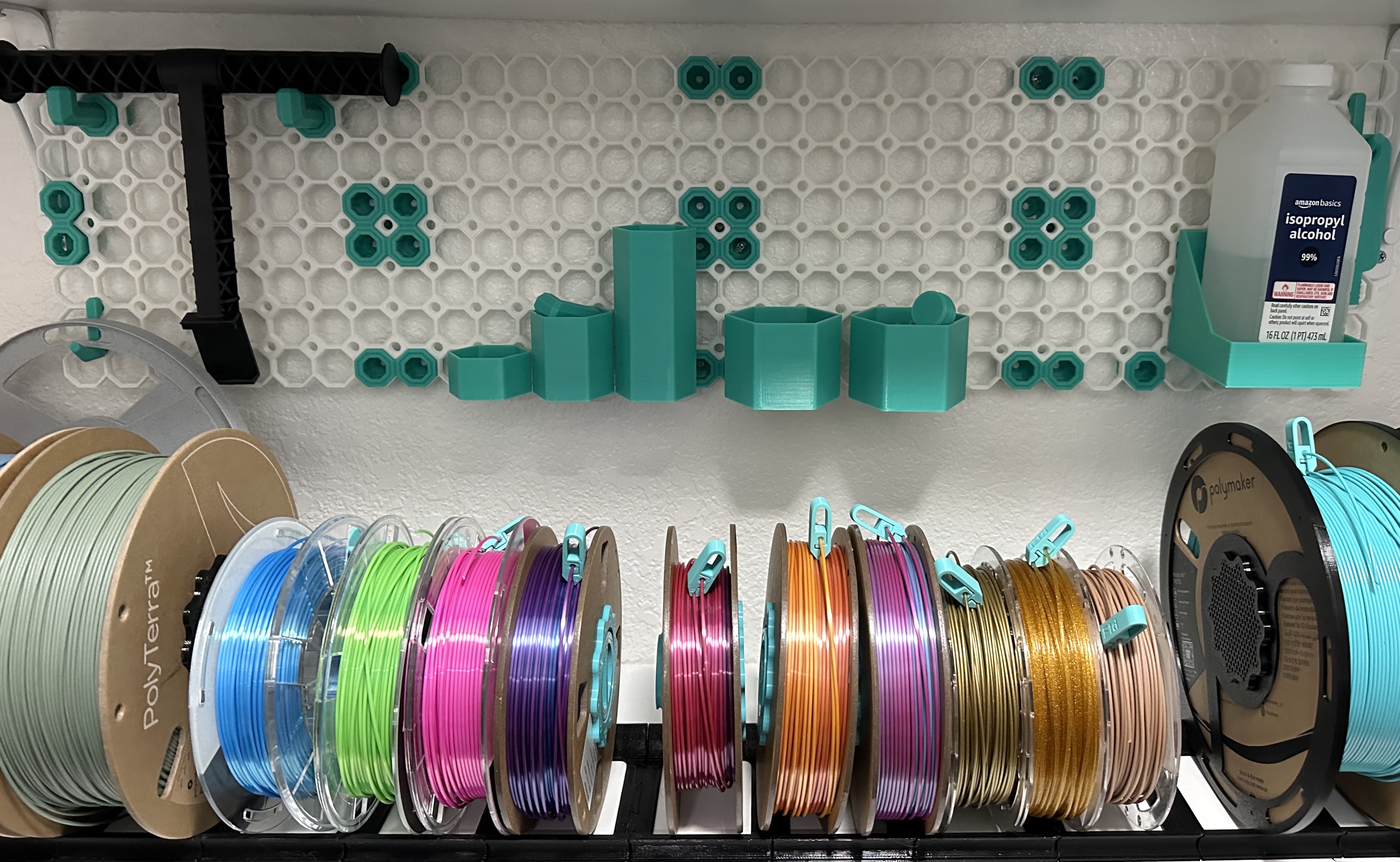 HexaBins: Multiboard-Compatible Modular Storage! by Rodi01 | Download free STL model ...