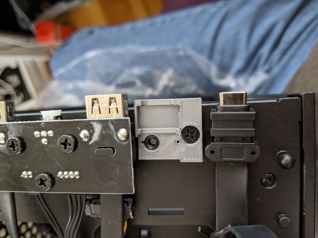 NR200 USB-C Front Panel by kitlaan | Download free STL model ...