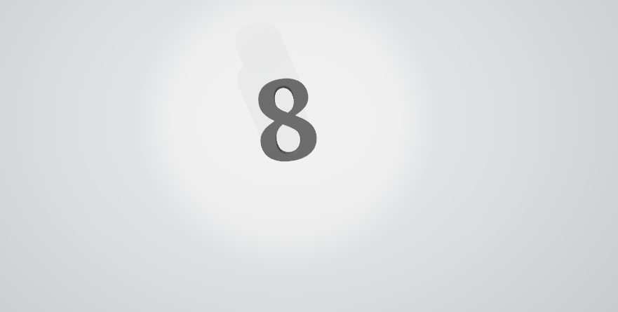 number 8 by austin simon | Download free STL model | Printables.com