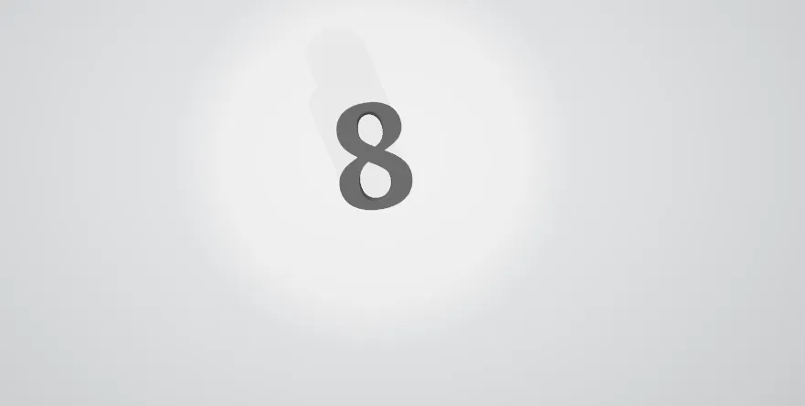 number 8 by austin simon | Download free STL model | Printables.com
