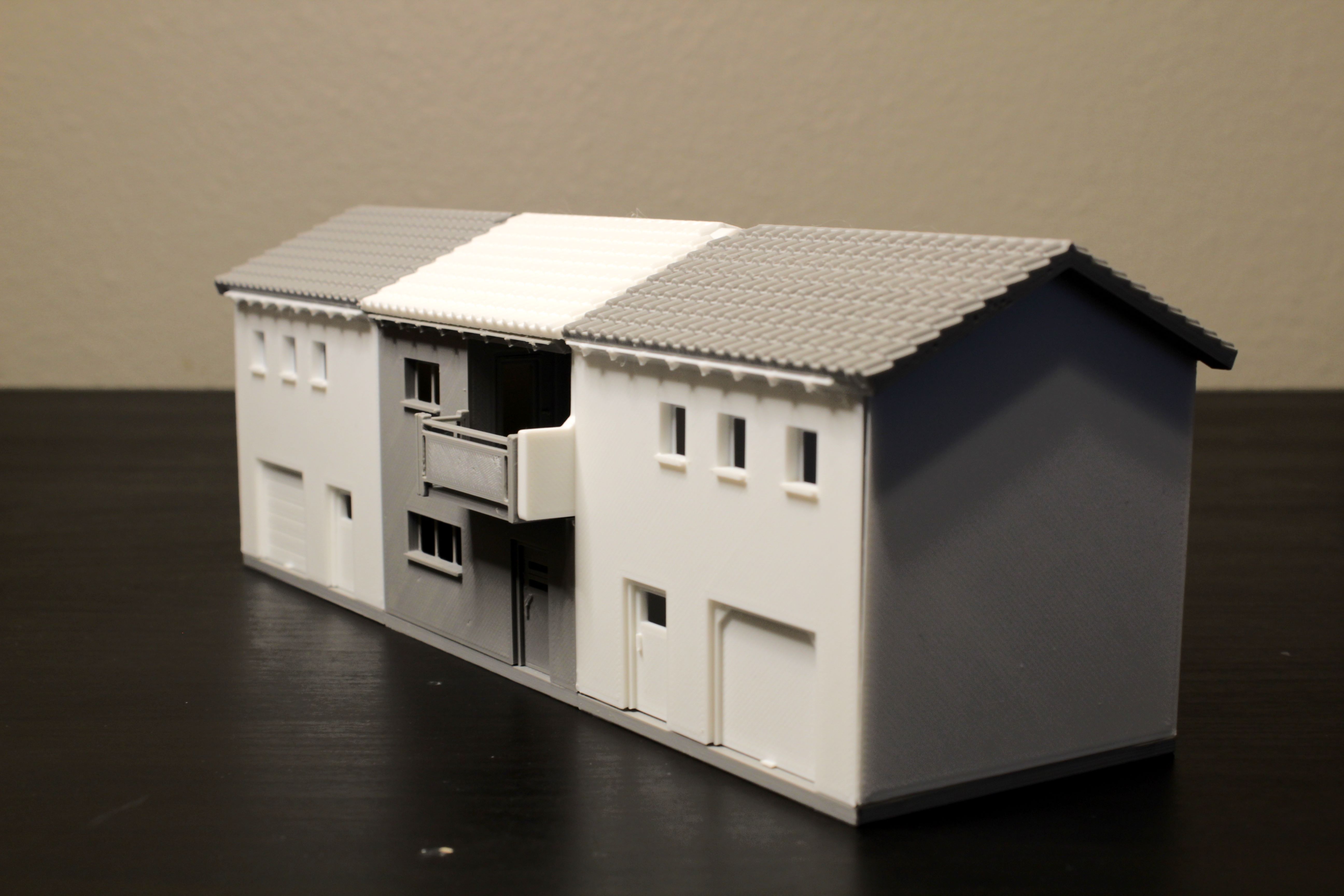 H0 Scale Residential Building Modular "Multi Unit Zero" by Miniature ...