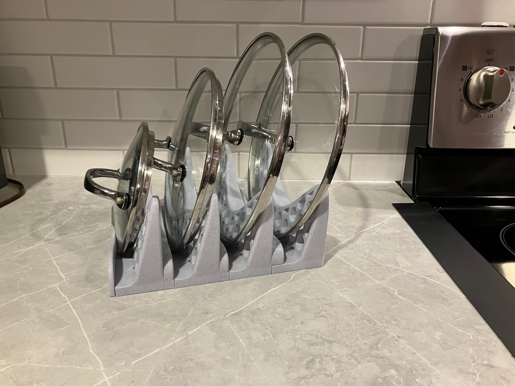 Lid rack/storage by PALIprints3D | Download free STL model | Printables.com