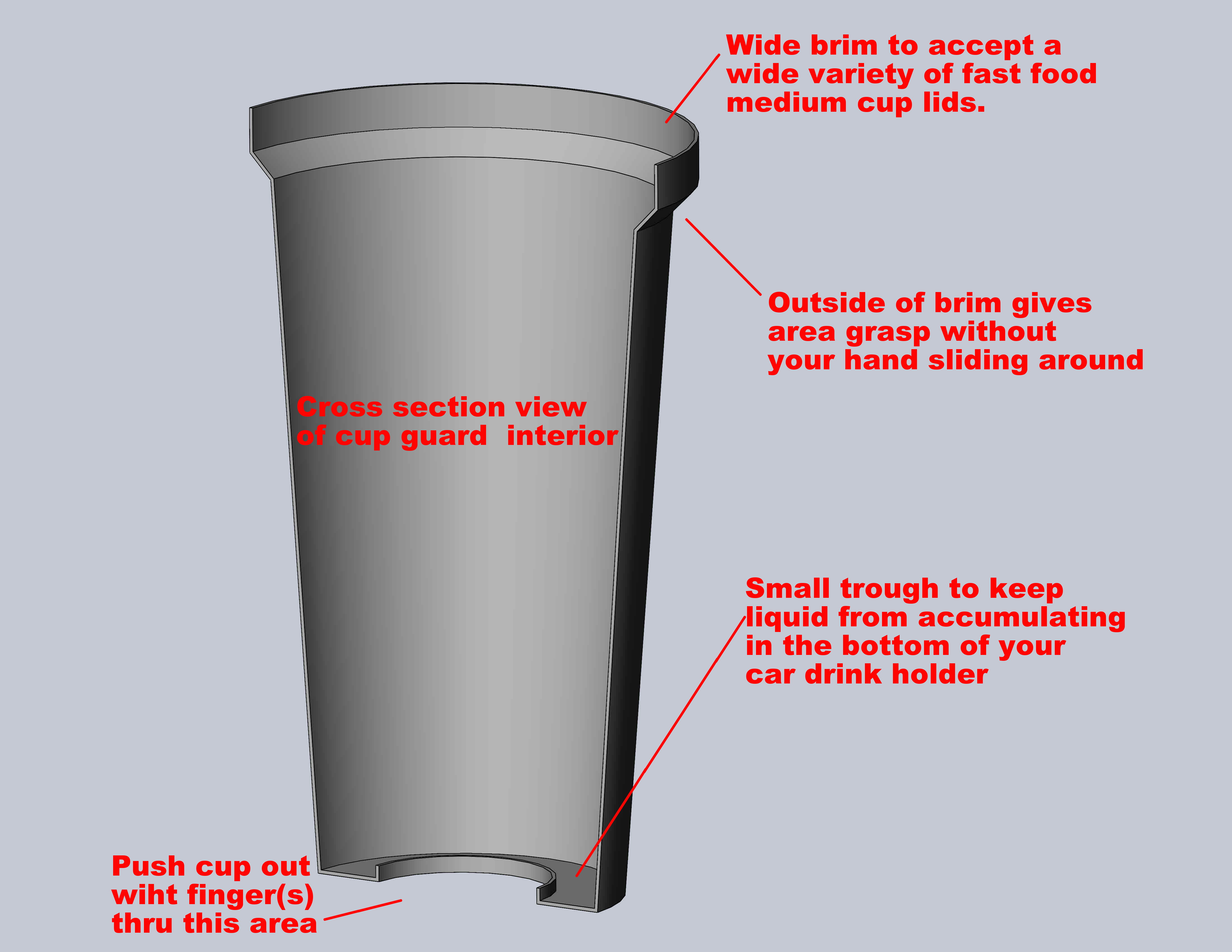 Cup Guard by Reamo | Download free STL model | Printables.com