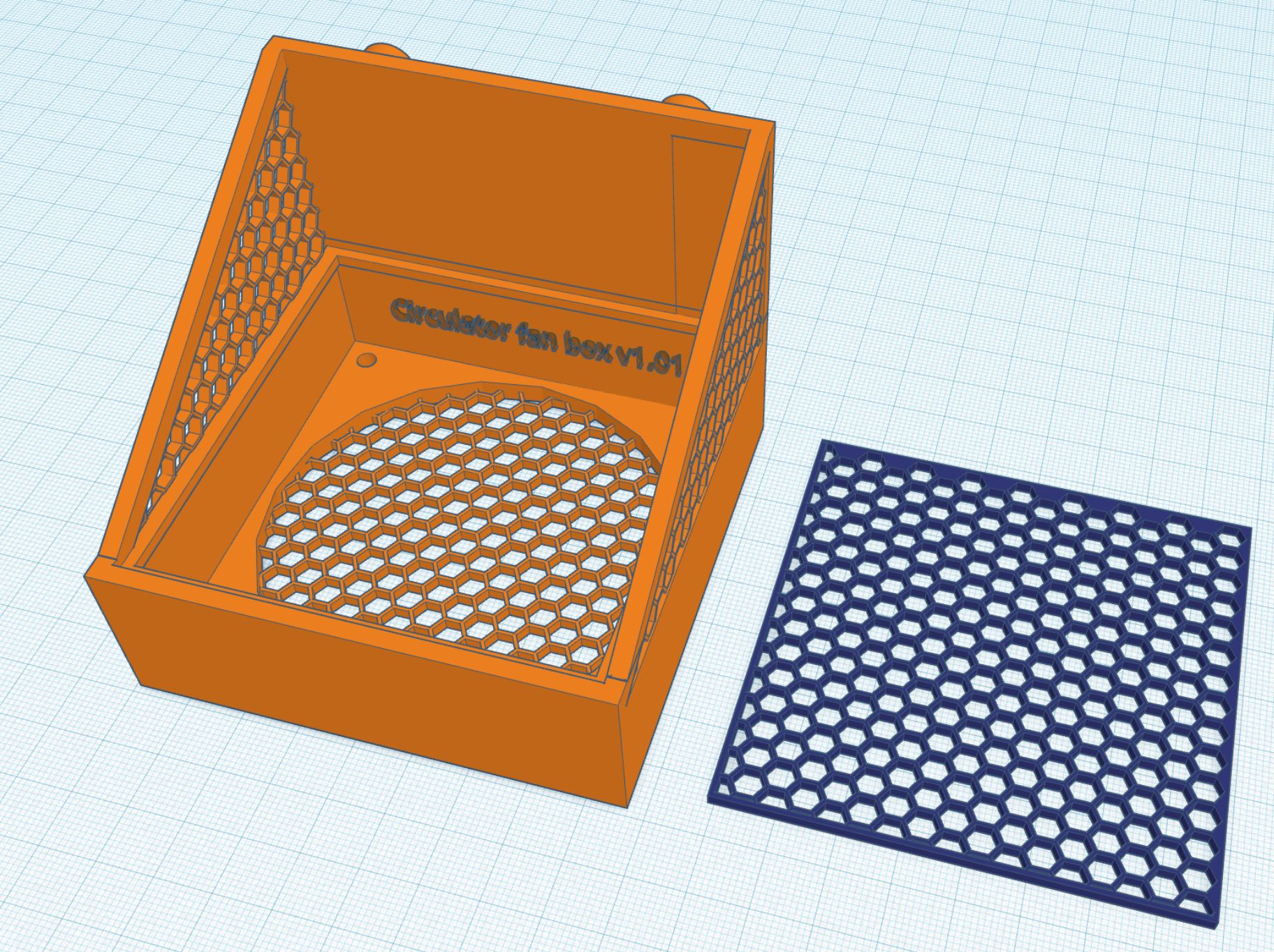 Circulator Fan Box, 80mm. v1.01 by BigBlue | Download free STL model ...