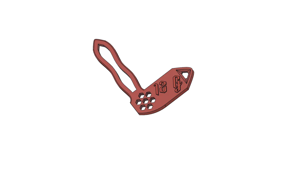 12G Chamber flag: Red Tool Co. by Diamondback149 | Download free STL ...