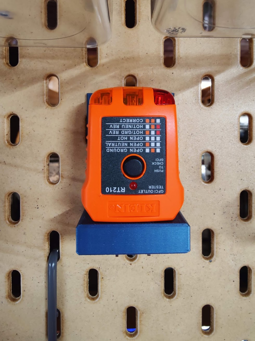 Klein RT210 GFCI Outlet Tester Parametric Skadis Mount by drewga ...