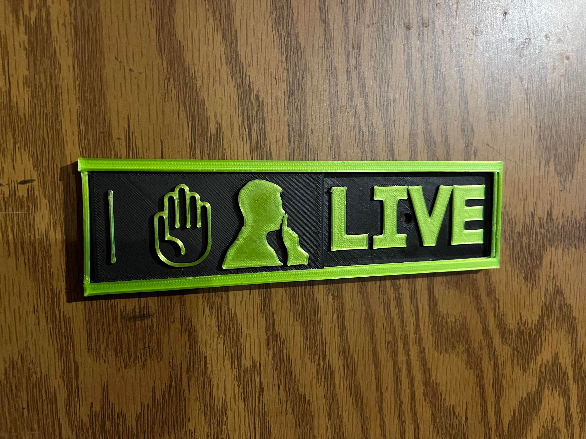 Sliding "Live" Streaming Sign With Shhh Icon by Aaron Randall ...