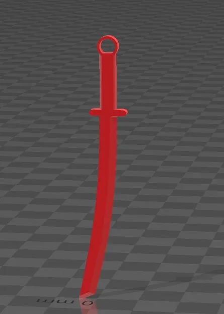 Katana keychain by Facundo Sagania | Download free STL model | Printables.com