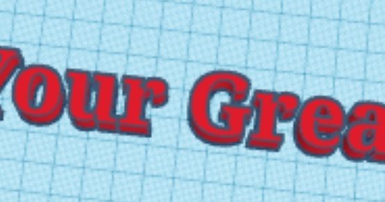 YOUR GREAT SIGN by Keaton | Download free STL model | Printables.com