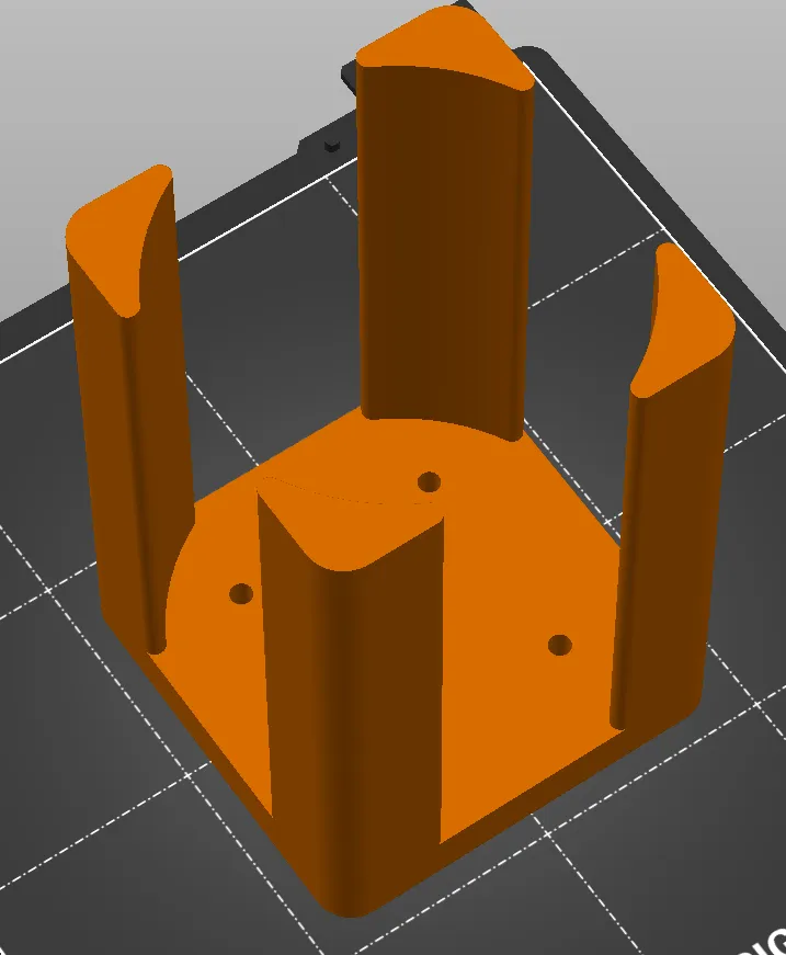 120 mm Desk monitor riser leg. by SL20X | Download free STL model ...