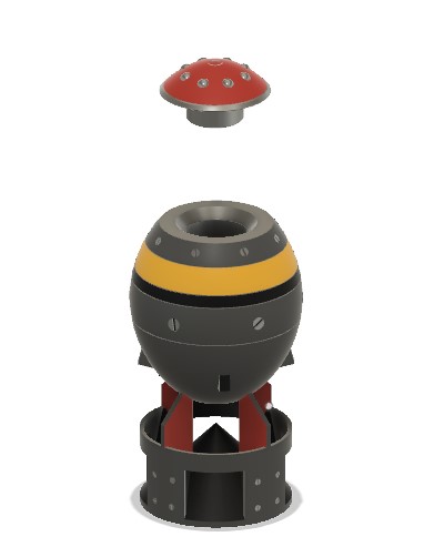 Fallout Mini Nuke Dice Tower by 3D Ideation | Download free STL model ...