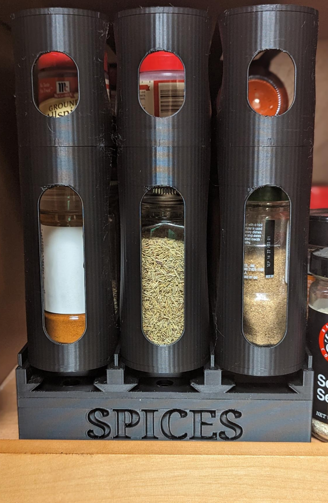 spice rack spacer v2 by dreadnaught | Download free STL model ...