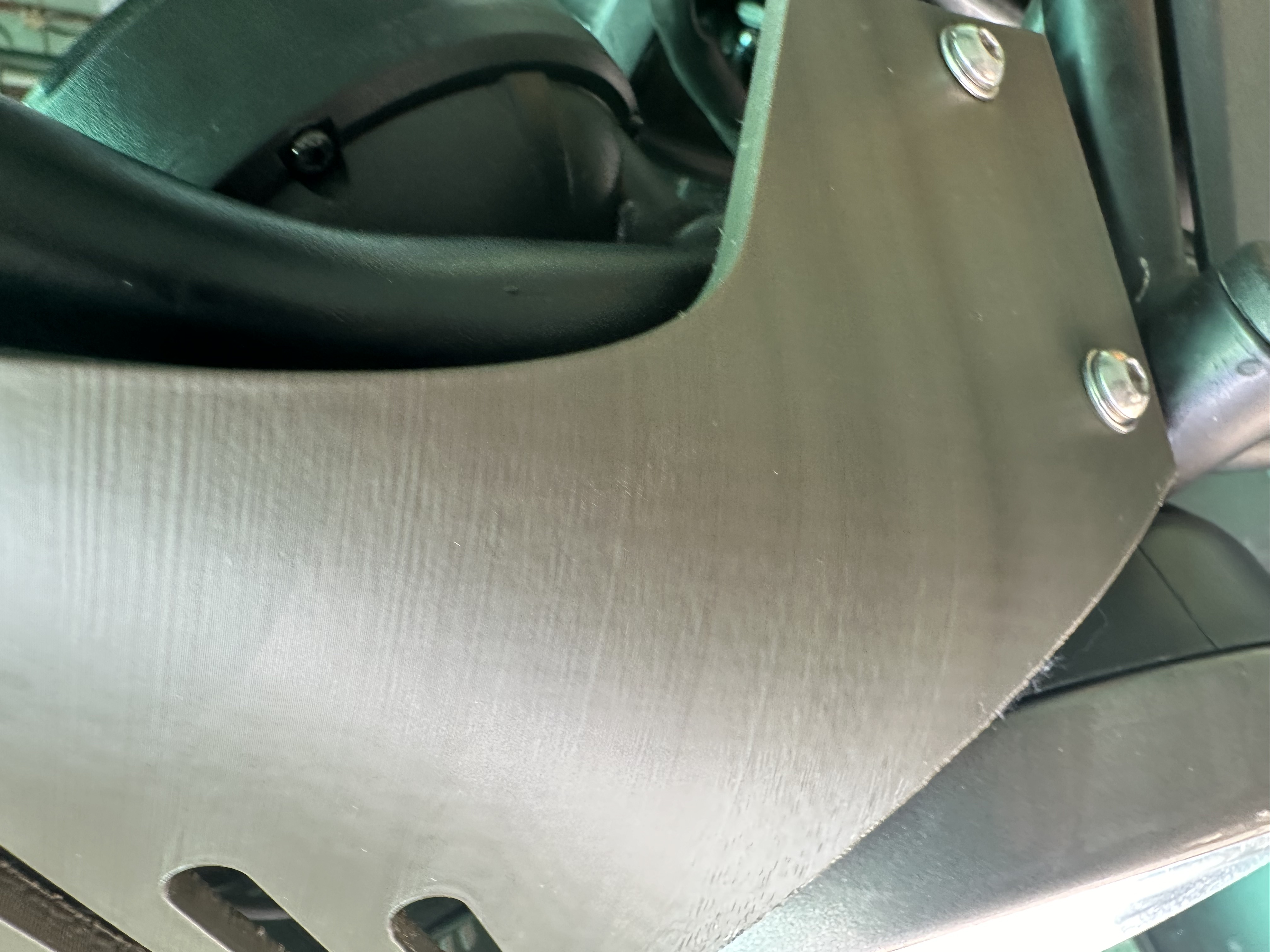 Royal Enfield Himalayan BS4 wind deflector and windshield extension kit ...
