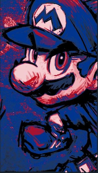 Angry Mario by julian_nikolovv | Download free STL model | Printables.com