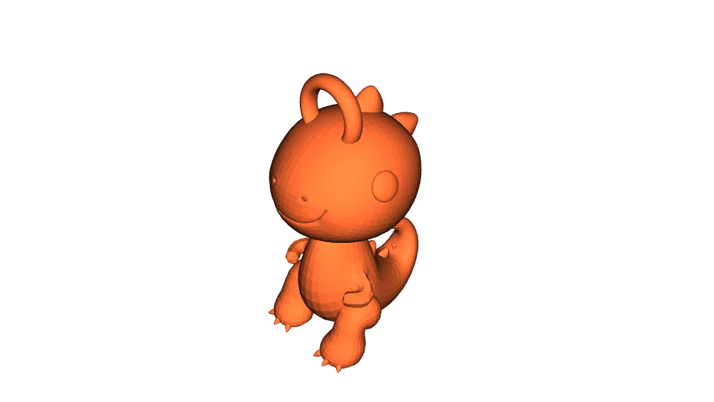 Cute Dino keychain by shibafactory | Download free STL model ...
