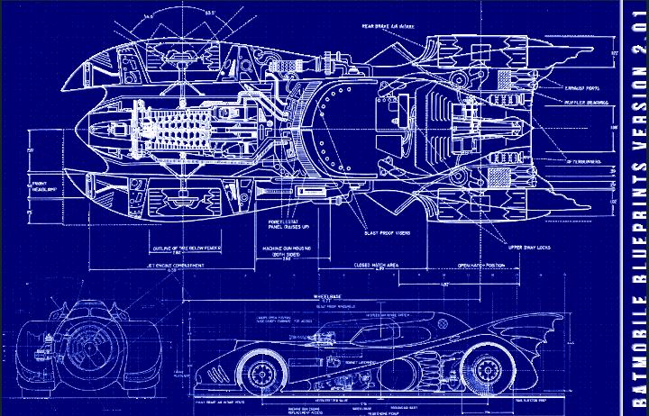 Batmobile Scheme by julian_nikolovv | Download free STL model ...