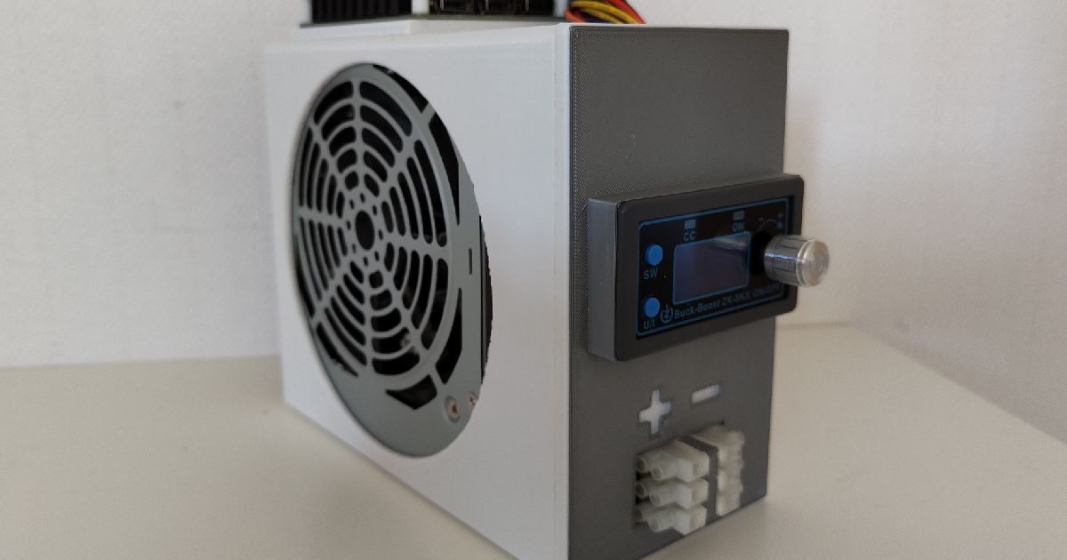 ATX bench PSU by T4n15 | Download free STL model | Printables.com