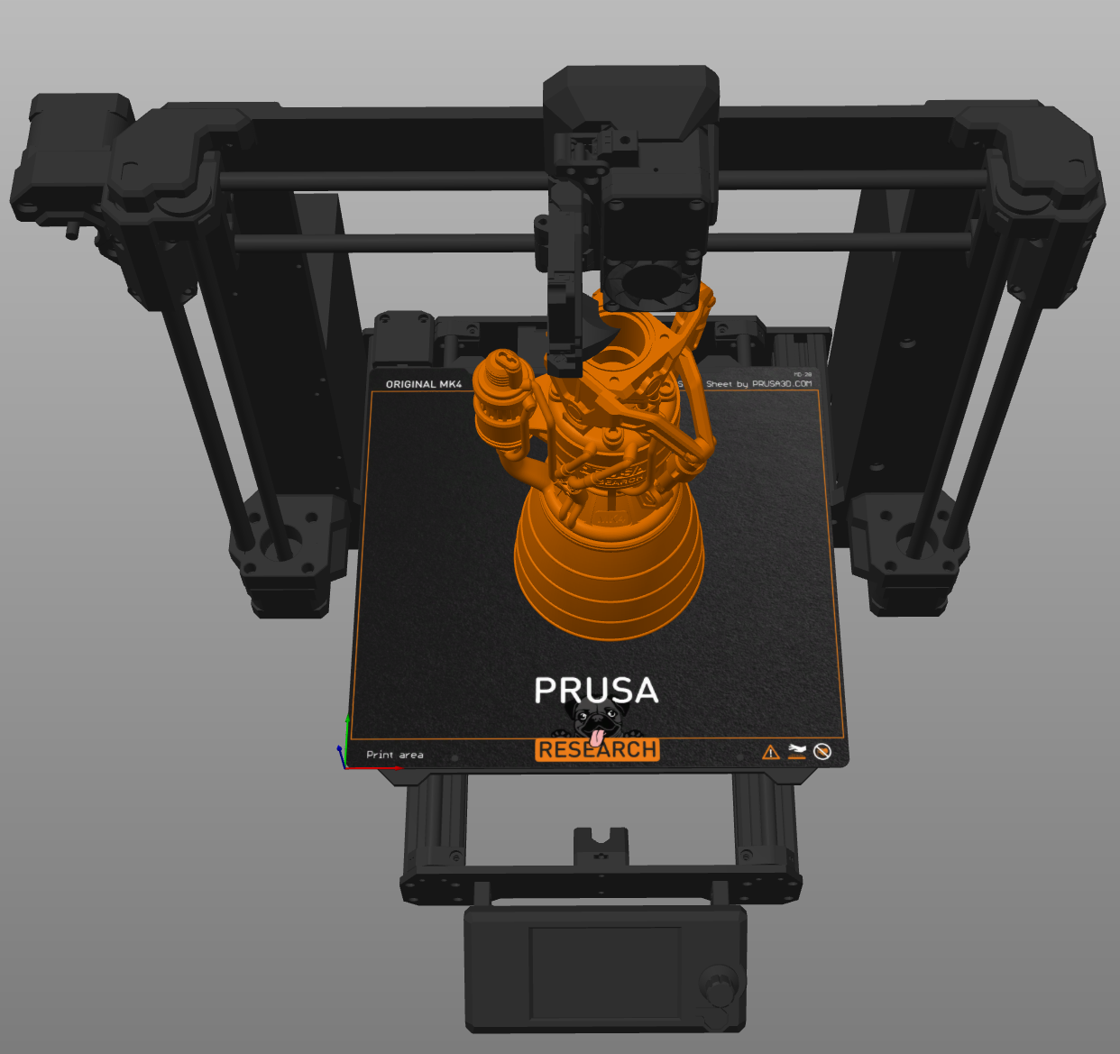 Prusa plate skin for PRUSA SLICER by PEEVES | Download free STL model ...