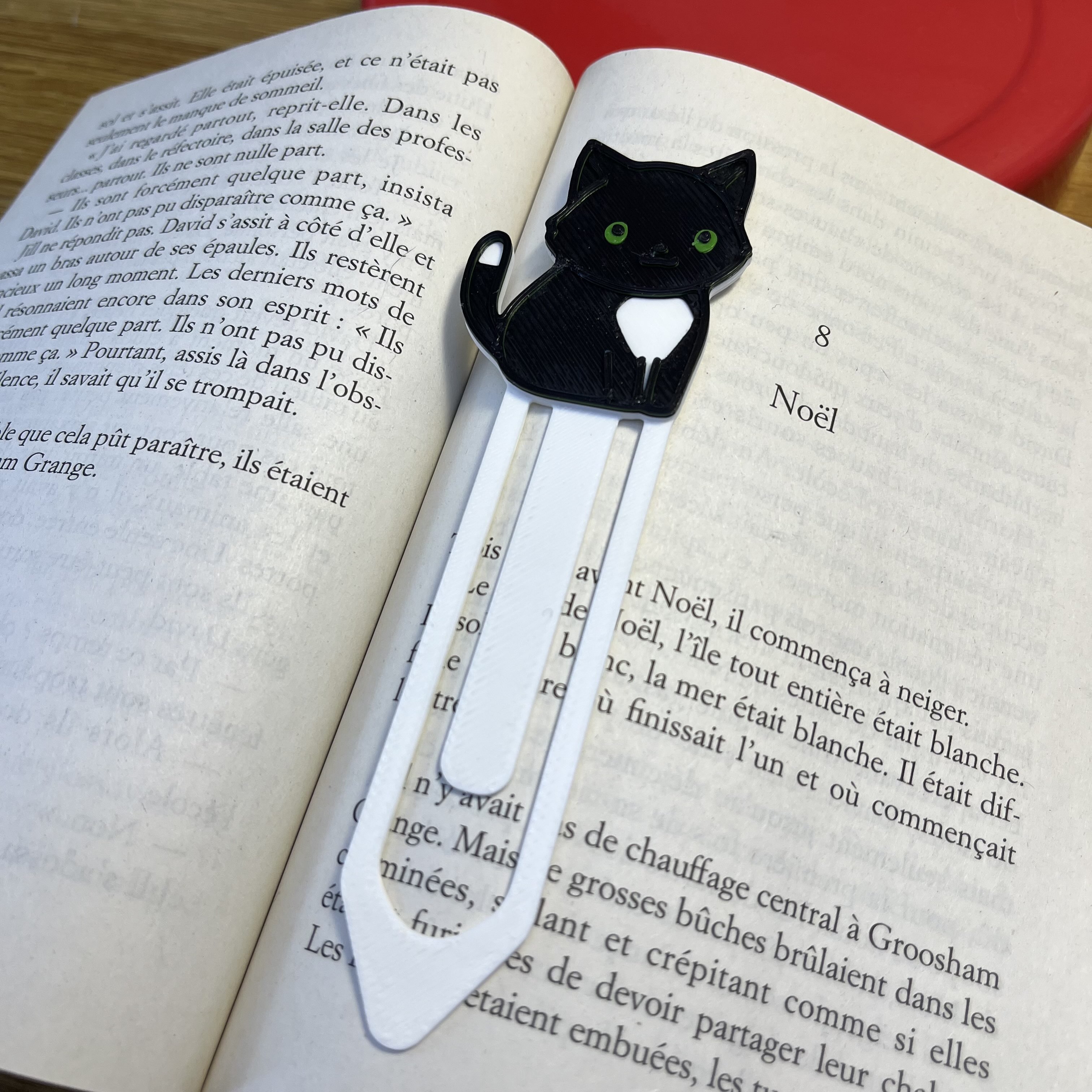 Cute Black & White Cat Bookmark by Aztairya | Download free STL model ...