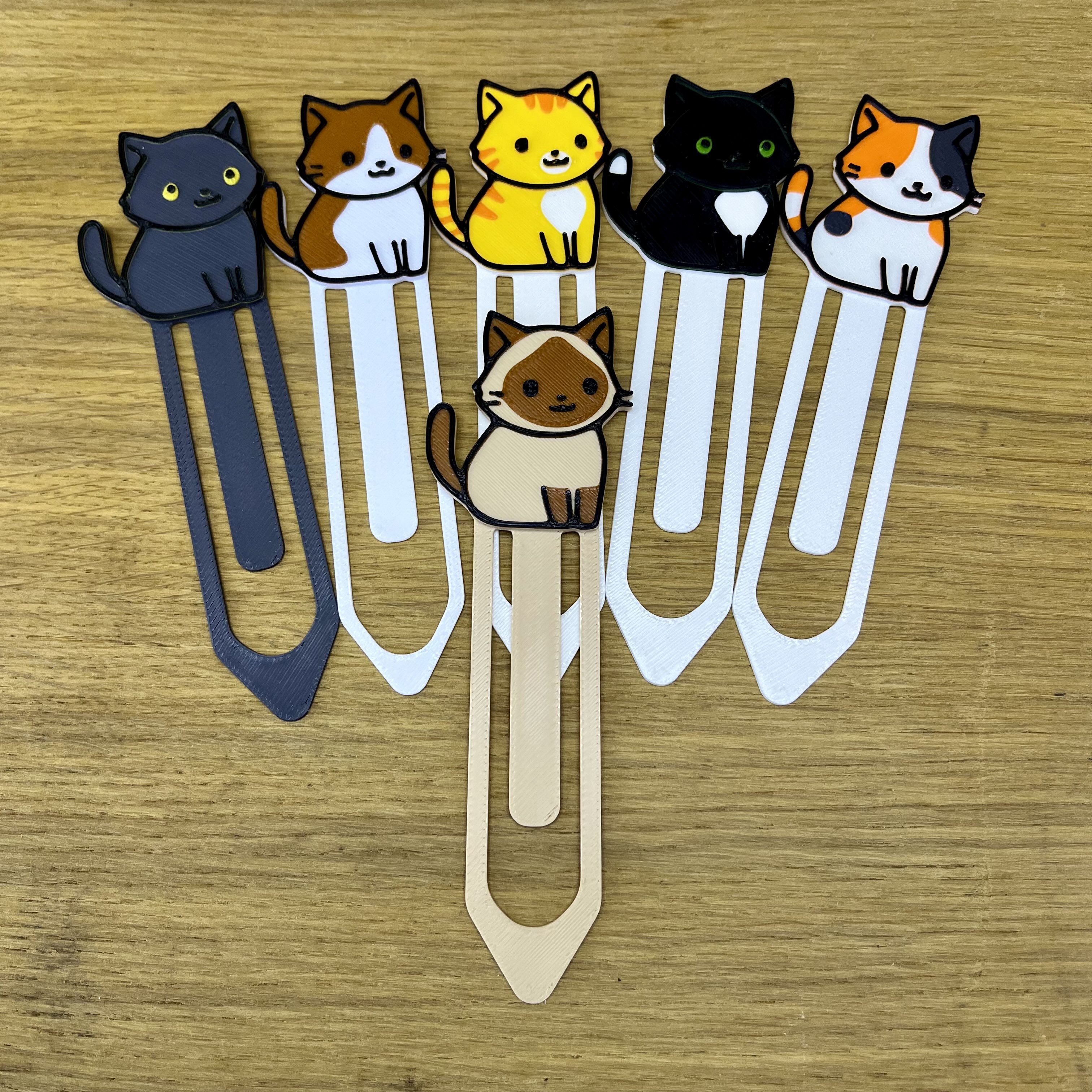Cute Siamese Cat Bookmark by Aztairya | Download free STL model ...